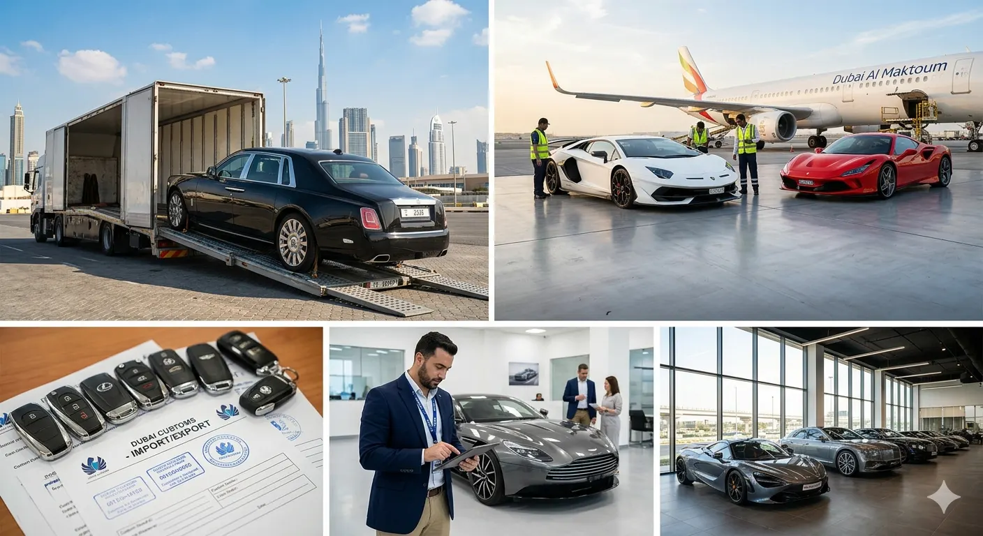 Luxury Car Import & Export Services in Dubai - OFS